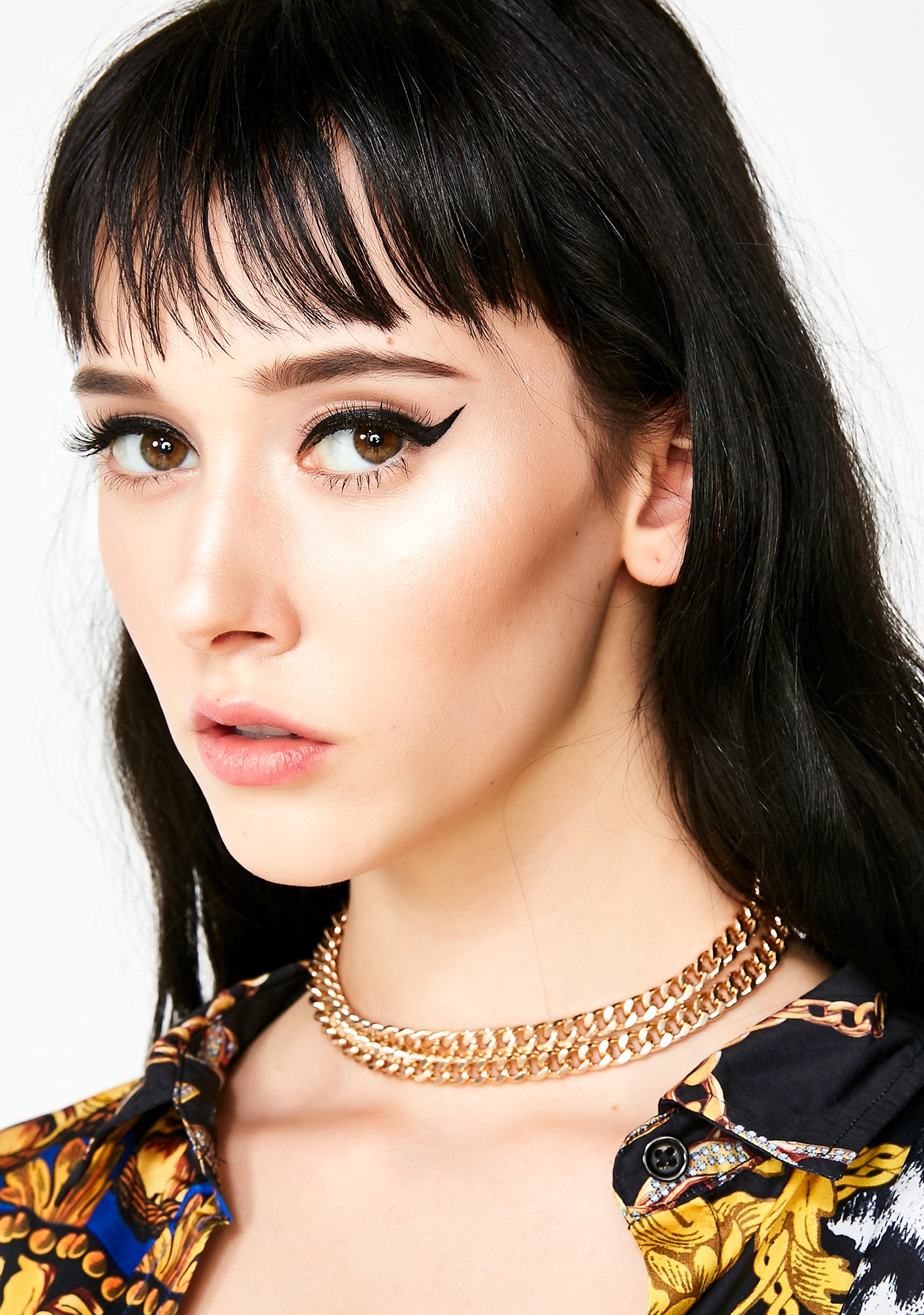 Stay Golden Chain Choker – Dolls Kill