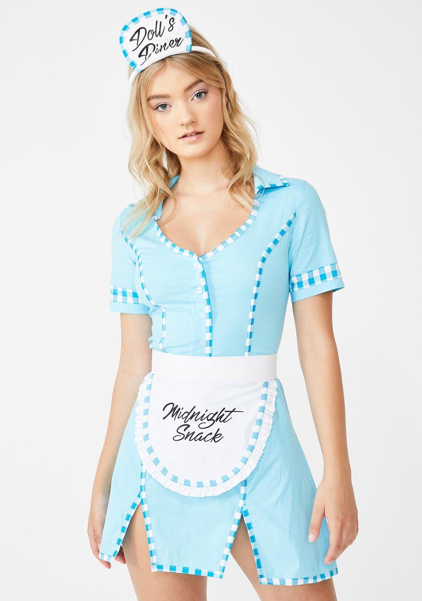Halloween Server Waitress Costume Set – Dolls Kill