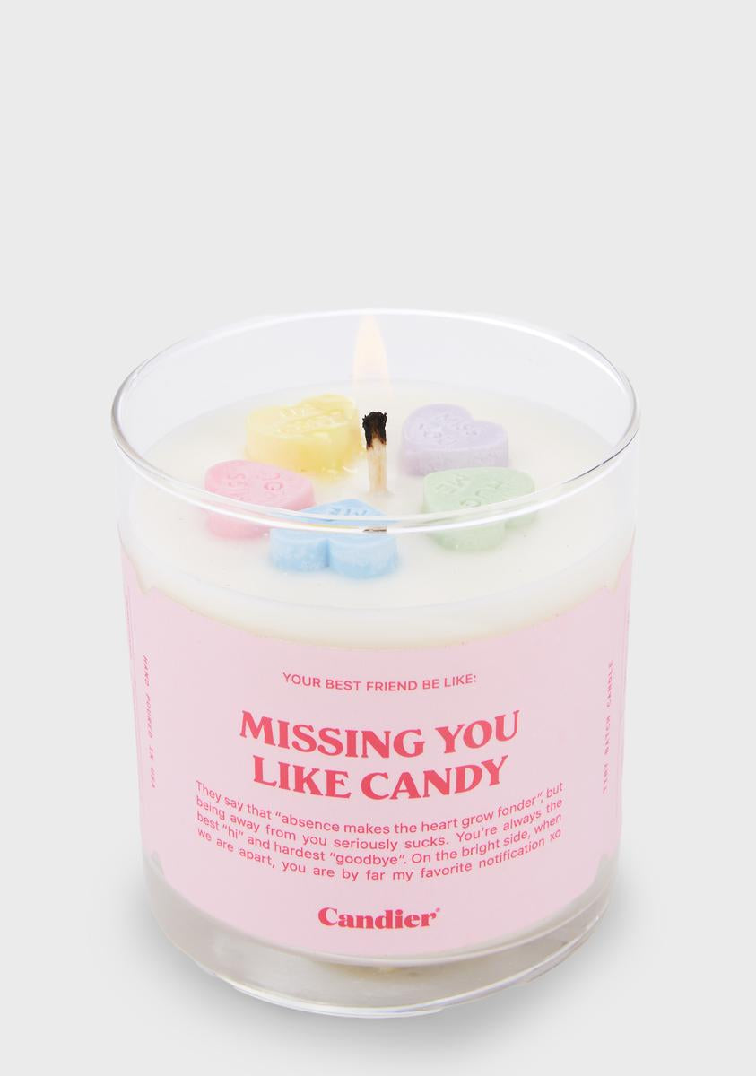 Ryan Porter Soy Heart Candy Candle - White – Dolls Kill