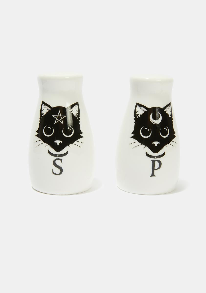 Alchemy England Cat Salt and Pepper Set – Dolls Kill