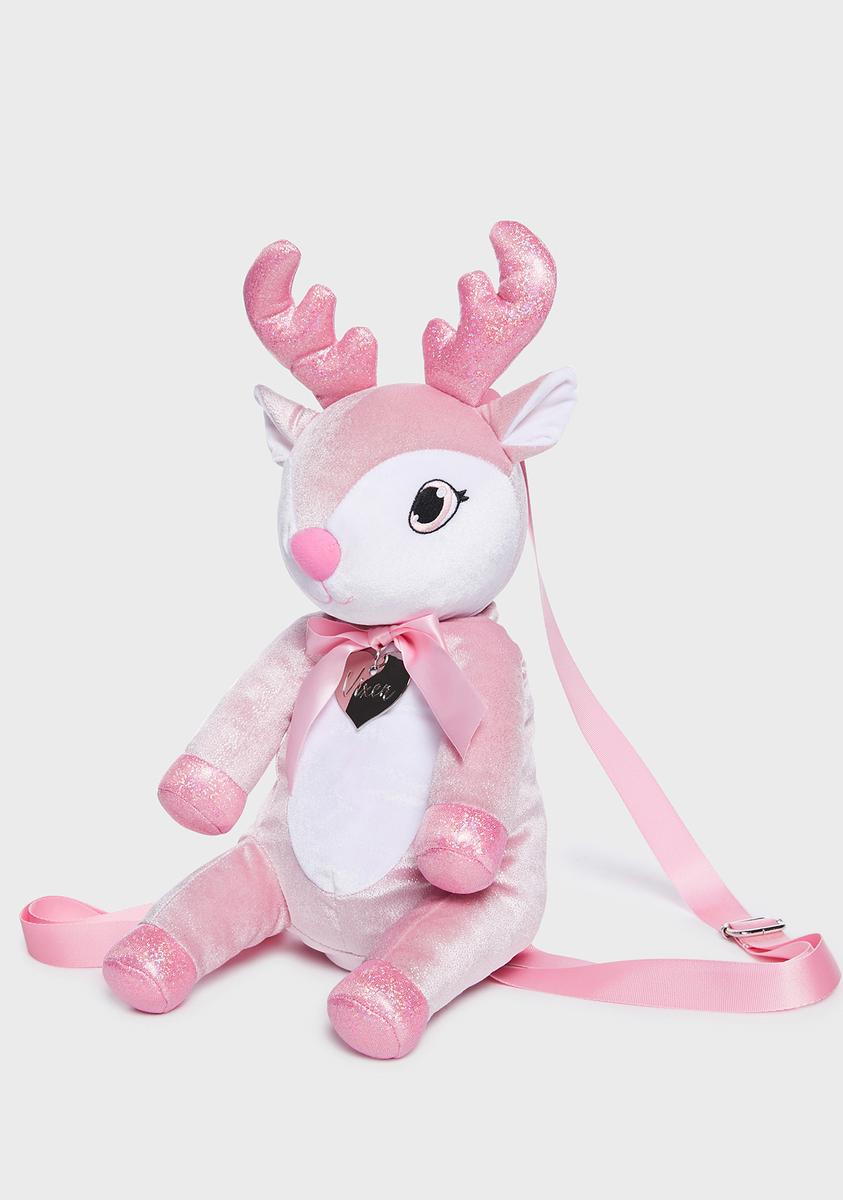 Sugar Thrillz Reindeer Plush Backpack - Pink – Dolls Kill