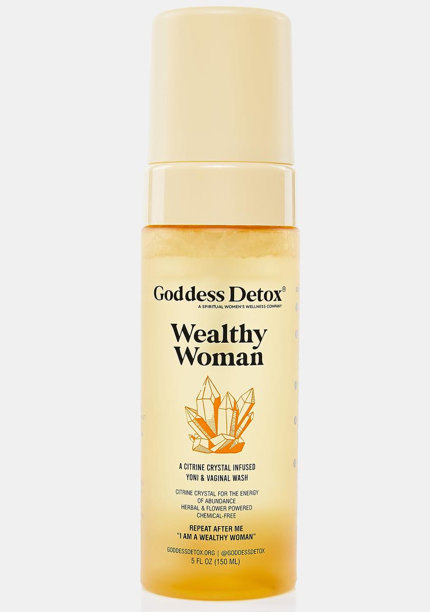 Goddess Detox Citrine Crystal Infused Natural Vaginal Wash - Yellow ...