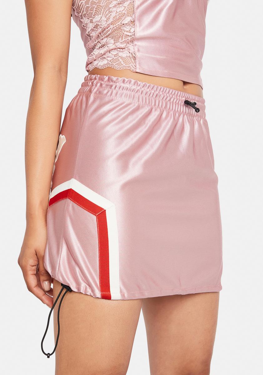 GRIMEY Pink Sport Mini Skirt – Dolls Kill