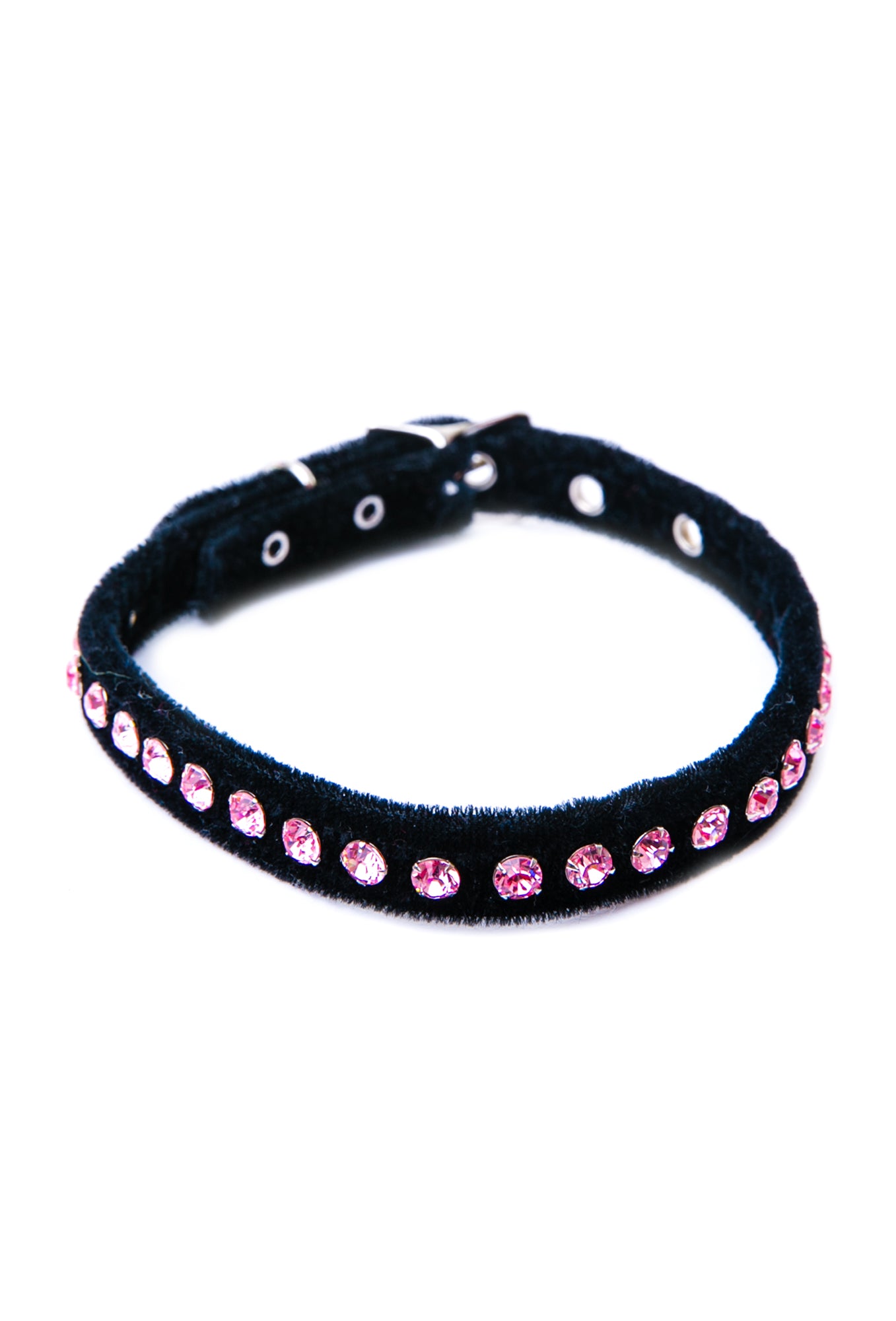 Pretty Kitty Rhinestone Velvet Choker – Dolls Kill