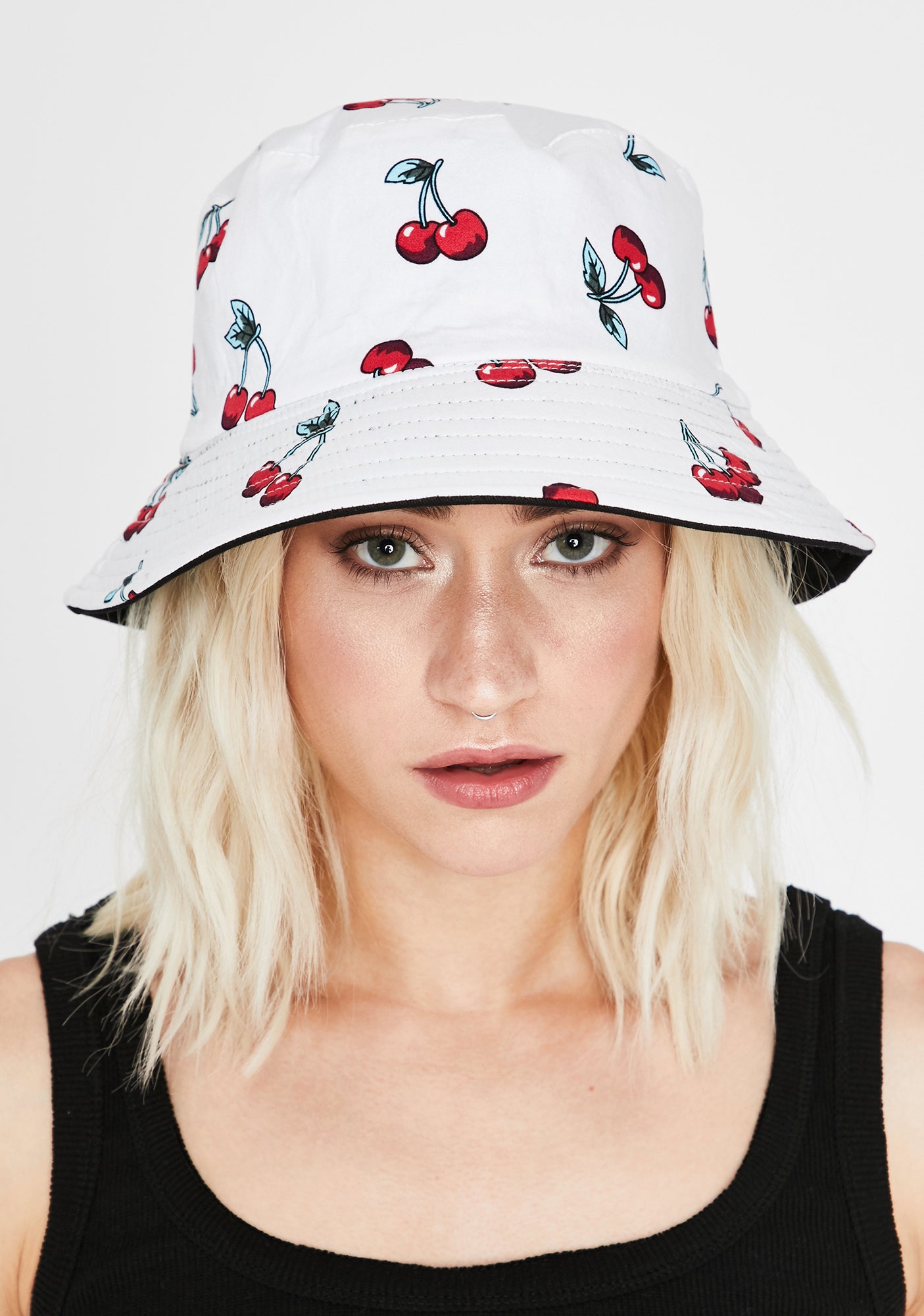 Cherry Print Bucket Hat – Dolls Kill