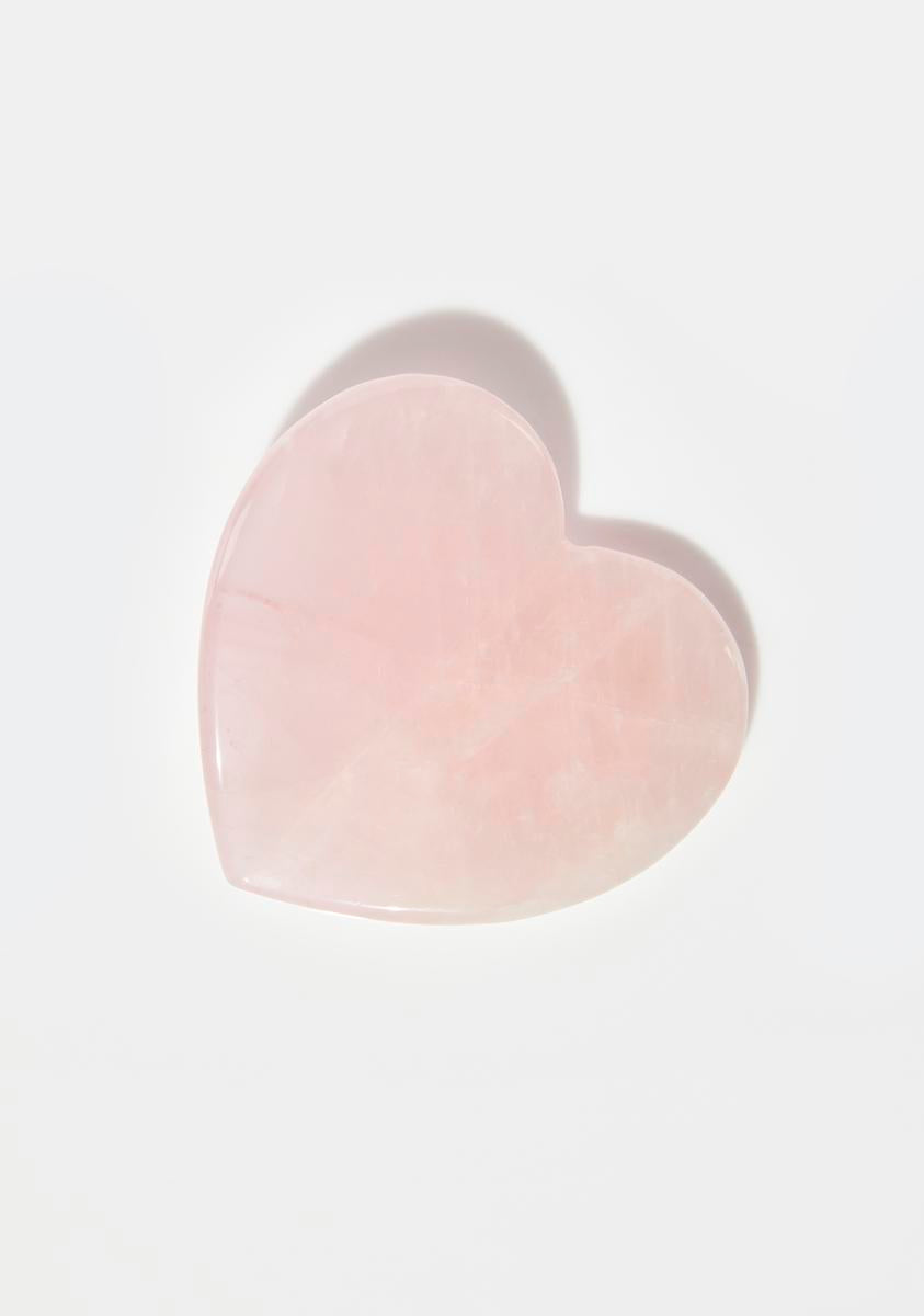 Heart Shaped Gua Sha Face Tool - Pink – Dolls Kill