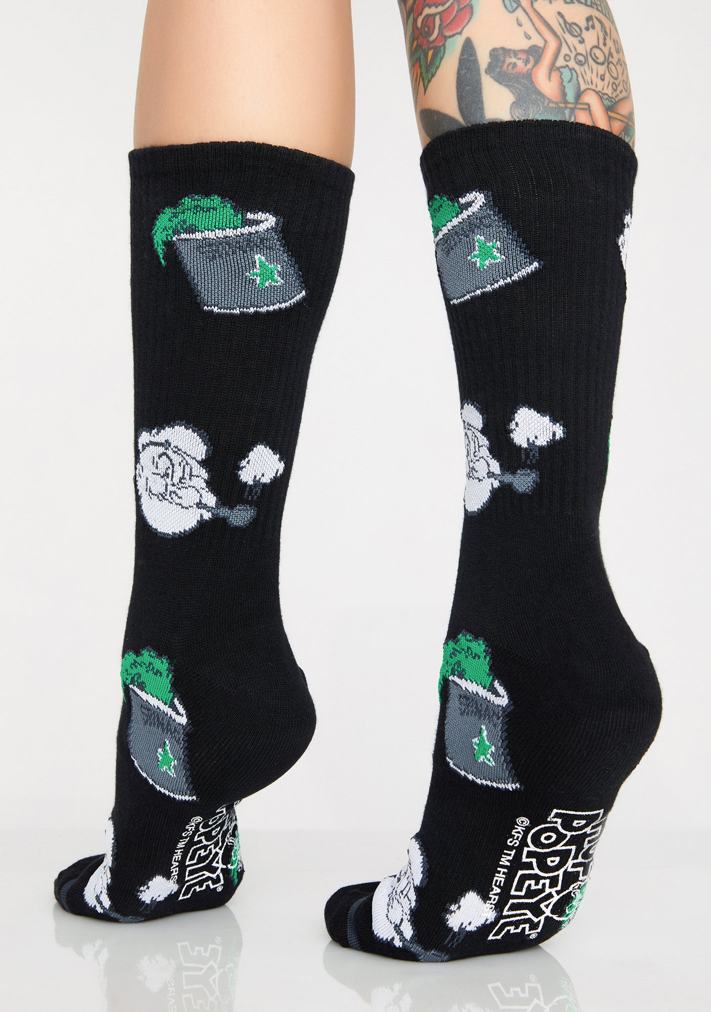 Popeye Spinach Socks – Dolls Kill