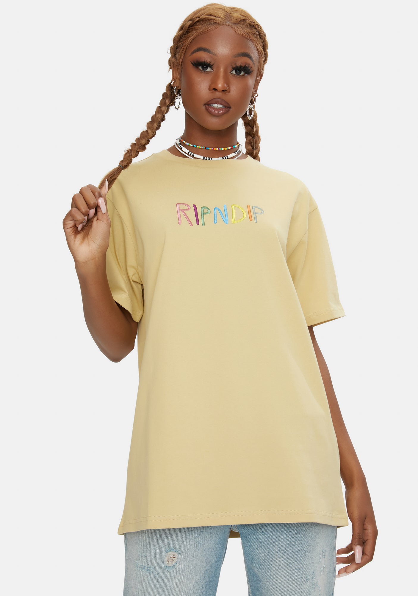 Embroidered Logo Tee – Dolls Kill