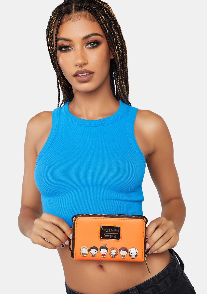 Loungefly Friends Intro Couch Zipper Wallet - Orange – Dolls Kill