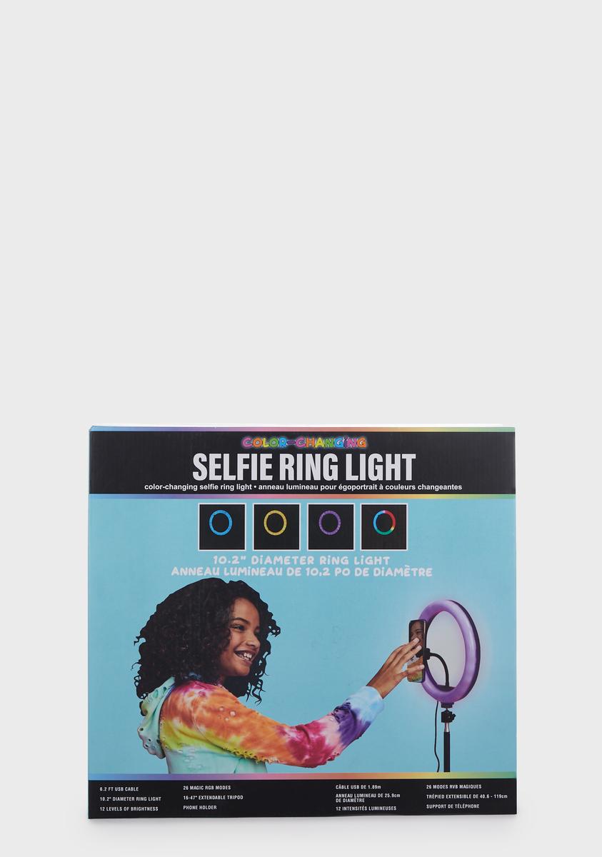 Color Changing Selfie Ring Light - Multi – Dolls Kill
