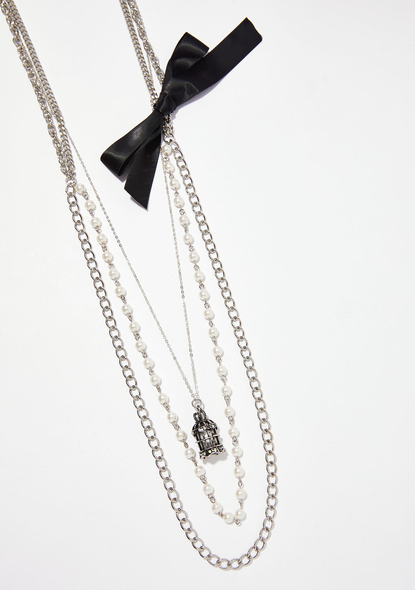 Broken Promises Layered Necklace – Dolls Kill