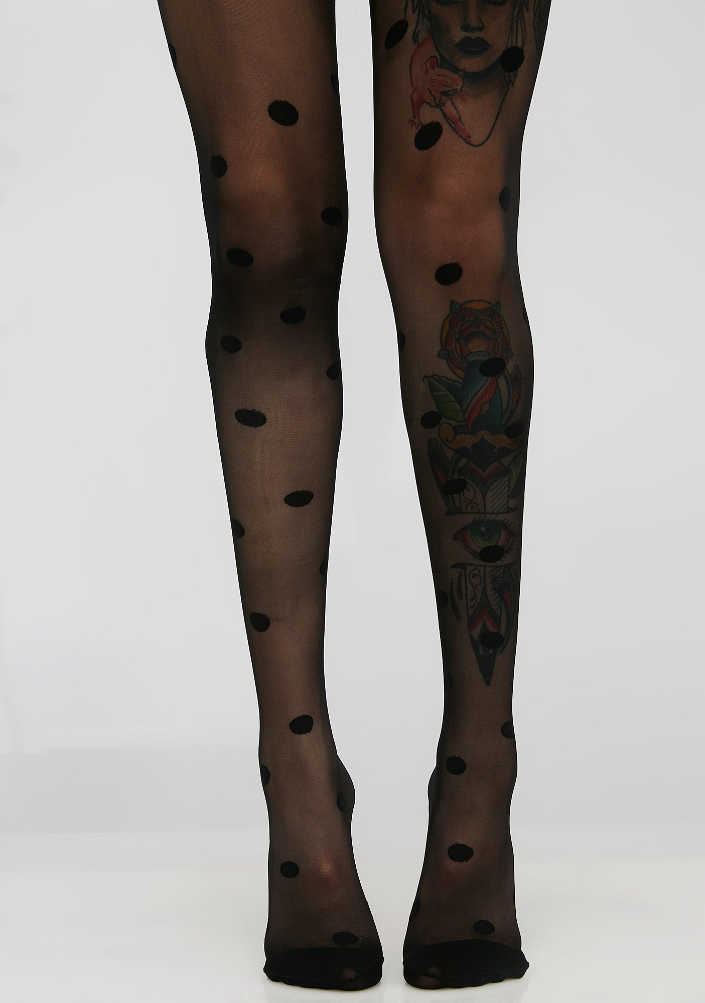 Large Spot Tights – Dolls Kill